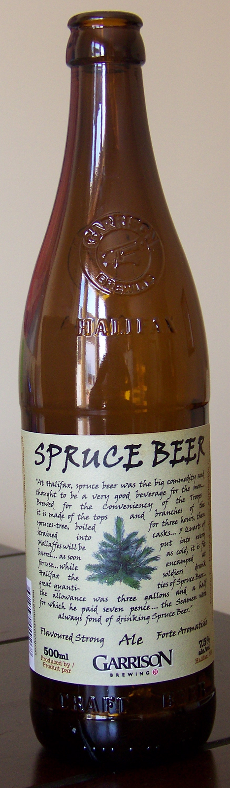 Beer Maven: Spruce Beer - Garrison Brewing (Canada - Nova Scotia - Halifax)