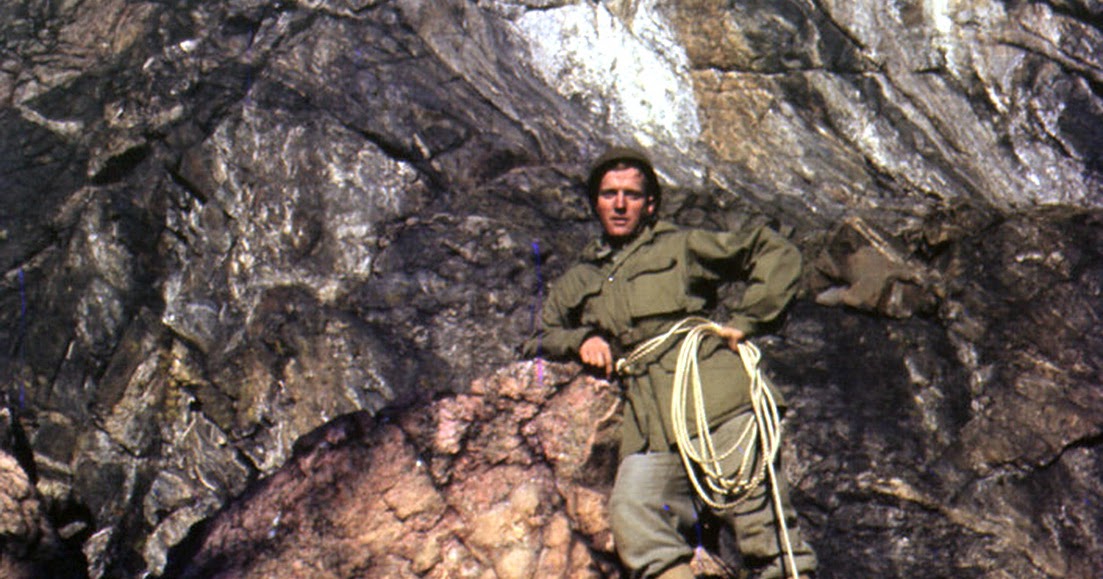 World War II in Color: US 10th Mountain Division Soldier with Climbing ...