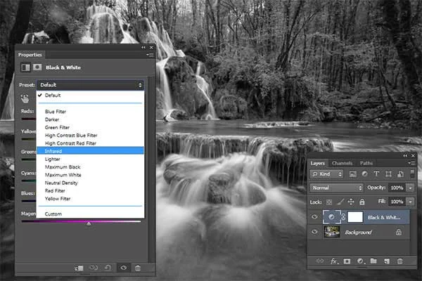 PhotoEffect: How To Create a Mono Infrared Effect in Photoshop