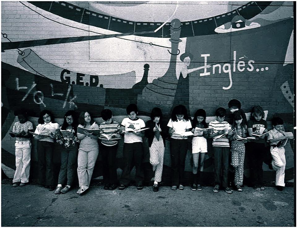 Uptown Update: 43-Year-Old Bezazian Branch Library Mural Being Restored ...
