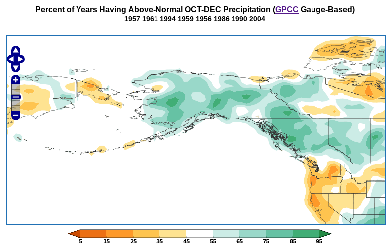 Deep Cold: Alaska Weather & Climate: Recent Snowfall
