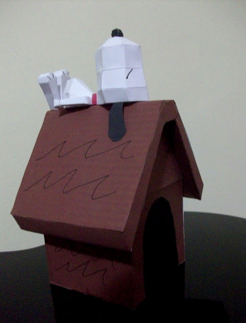 Snoopy Papercraft Model - PAPEROX FREE PAPERCRAFT