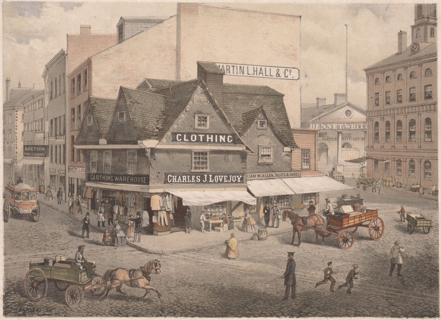 And This Is Good Old Boston: The Old Feather Store