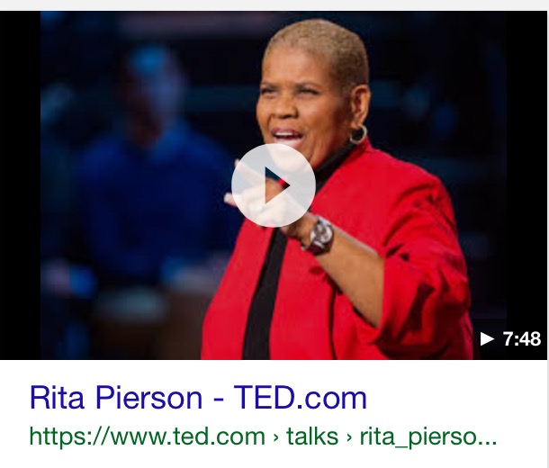 Nog wat geleerd ?: Rita Pierson Ted Talk