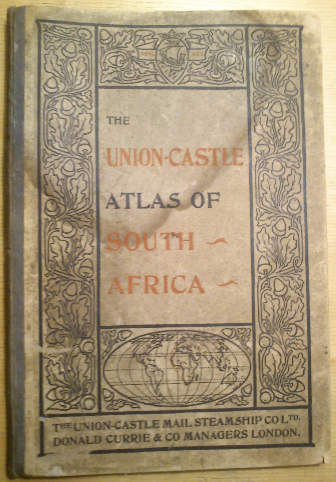Dawne mapy: The Union-Castle Atlas of South Africa (1903)
