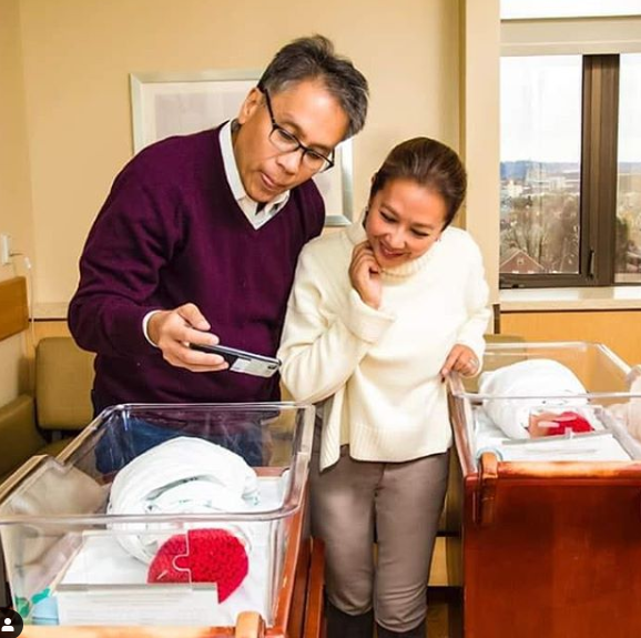 Mar Roxas, Korina Sanchez reveal names of baby twins