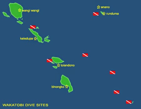INDONESIAISME: Maps of Wakatobi Islands