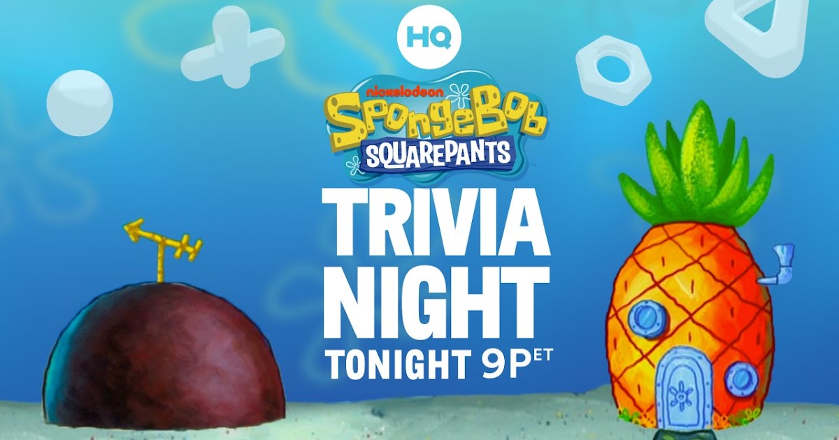 NickALive!: HQ Trivia to Host 'SpongeBob SquarePants' Trivia Night on 12/20