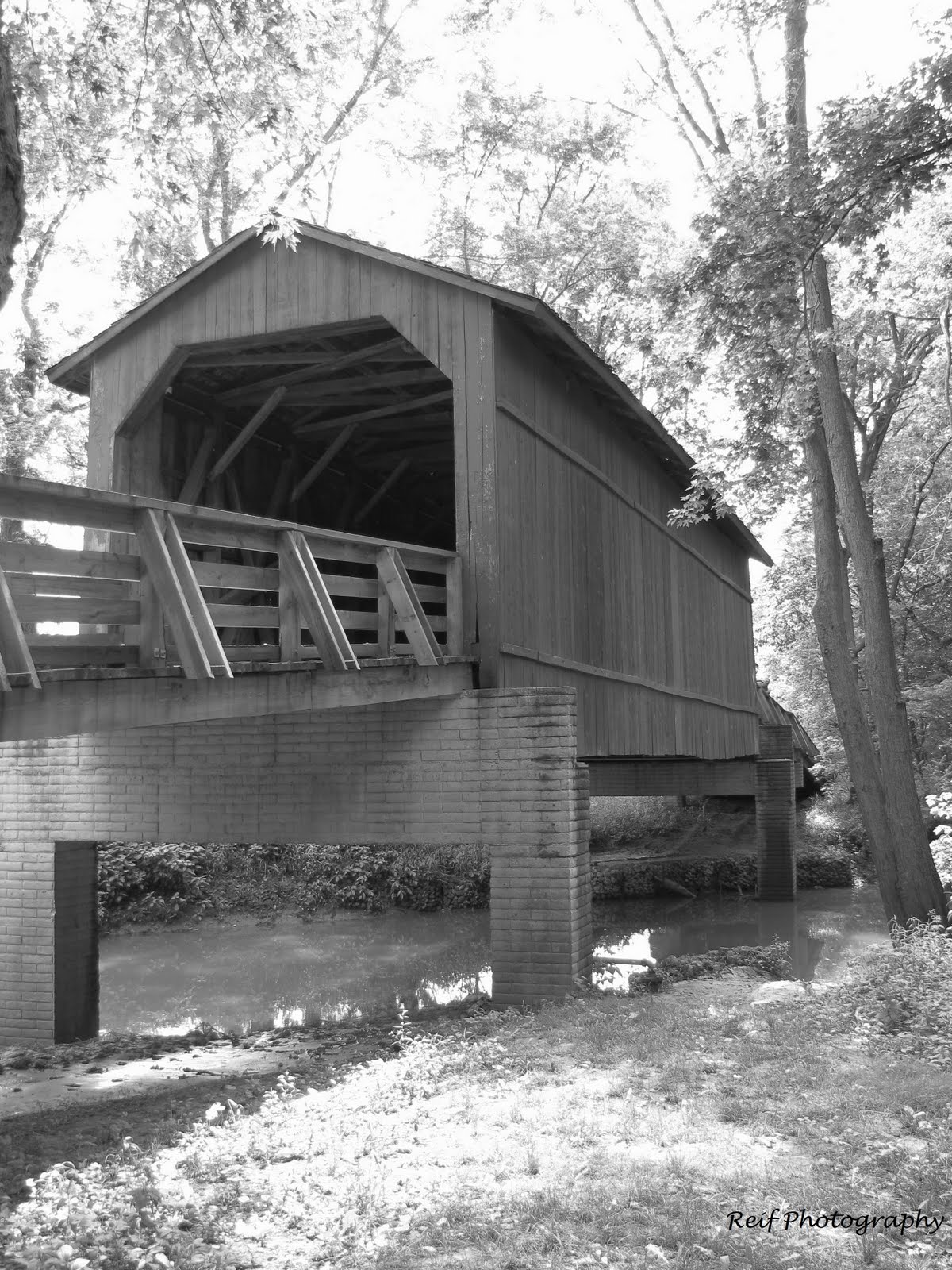 Reif photography: Glenarm Covered Bridge or Sugar Creek Covered Bridge