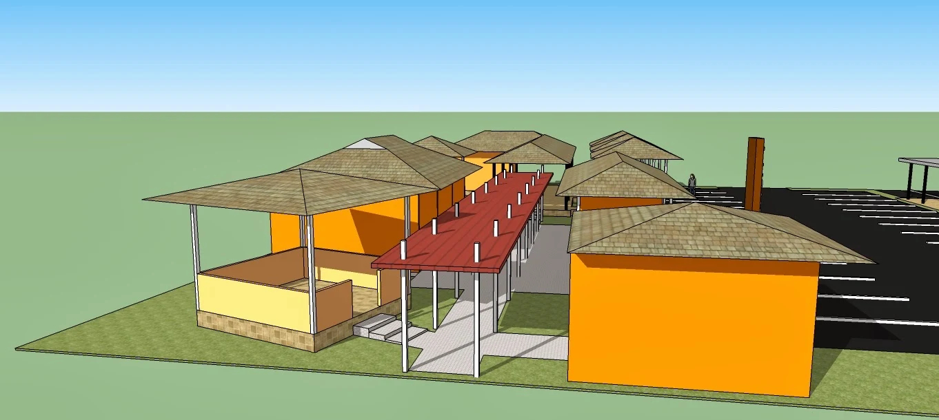 Konsep Site Plan Restoran Out Door | Jasa Pembuatan Site Plan