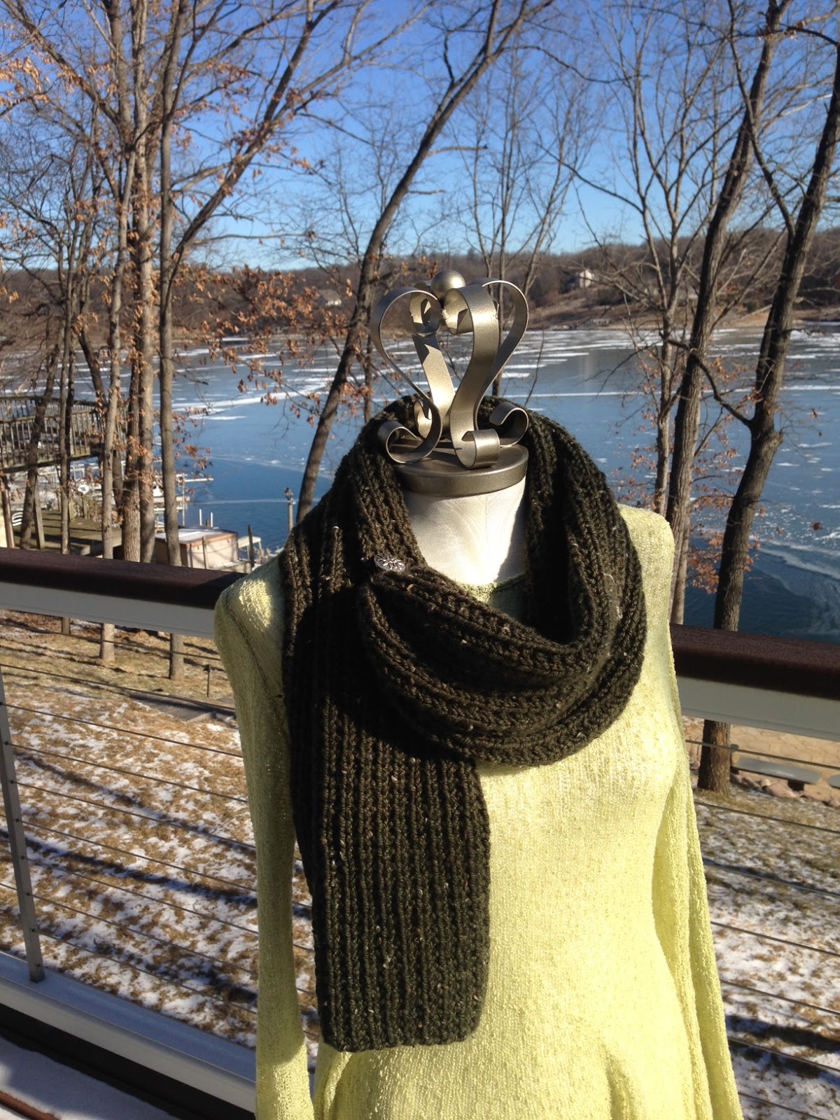 Kriskrafter: Clipper Scarf - Hand Knit FREE Pattern