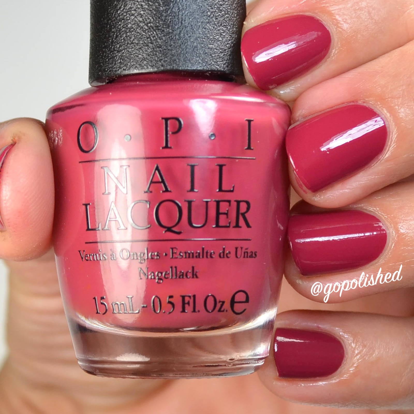 Opi Koala Berry Swatch