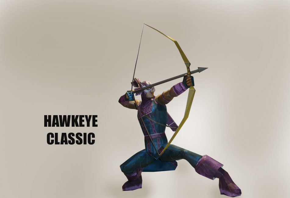 PaperCraftAmaze: Hawkeye Classic papercraft