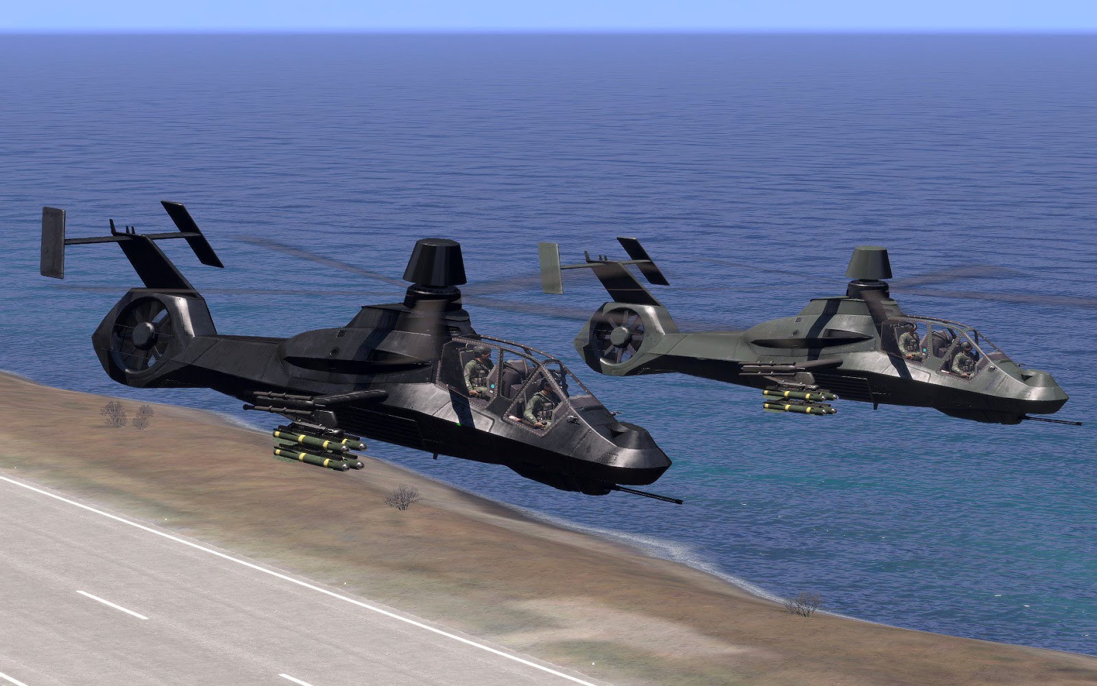 Arma 3 の攻撃ヘリをカスタマイズできる AH-99R Mohican / Blackfoot accessory kit アドオン ...