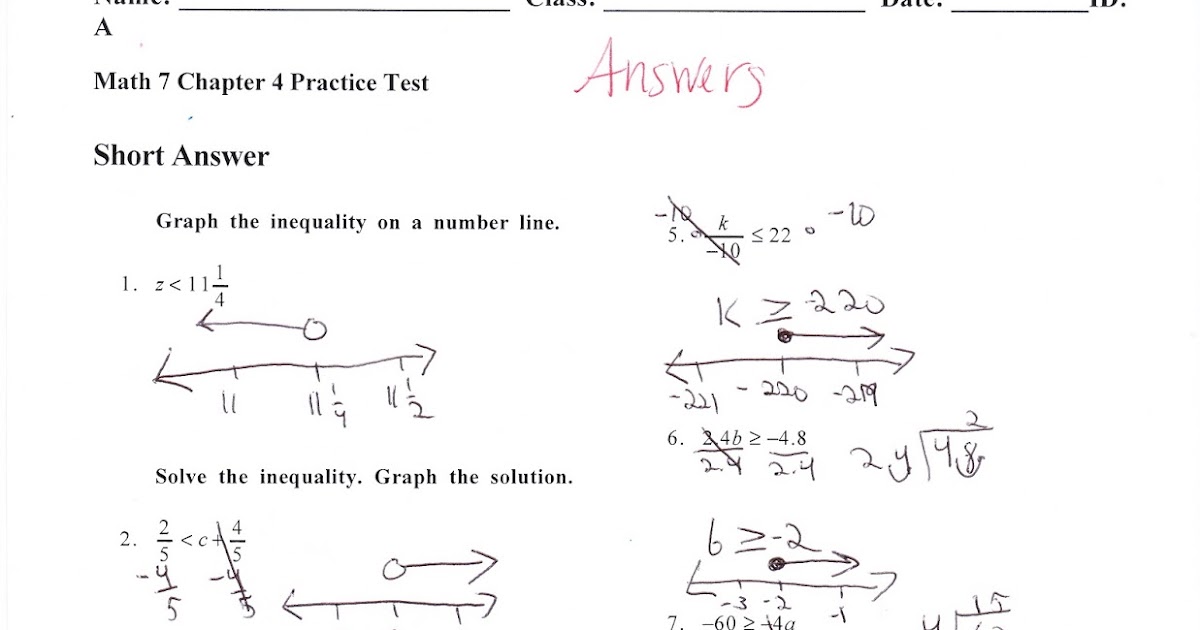 Ms. Jean's Classroom Blog: Chapter 4 Practice Test Answers