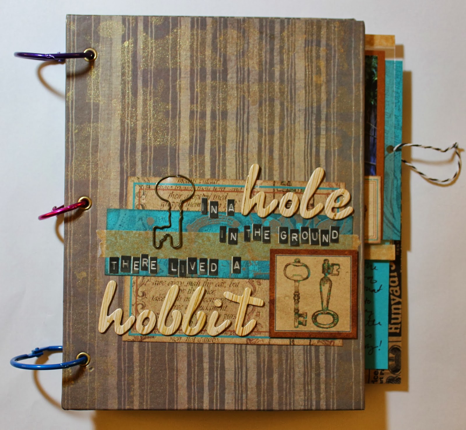 A Notebook Novel: Club Scrap Blog Hop - Lock & Key