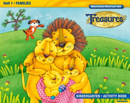 Macmillan/McGraw-Hill: KinderGarten Activity Book: Treasures collection