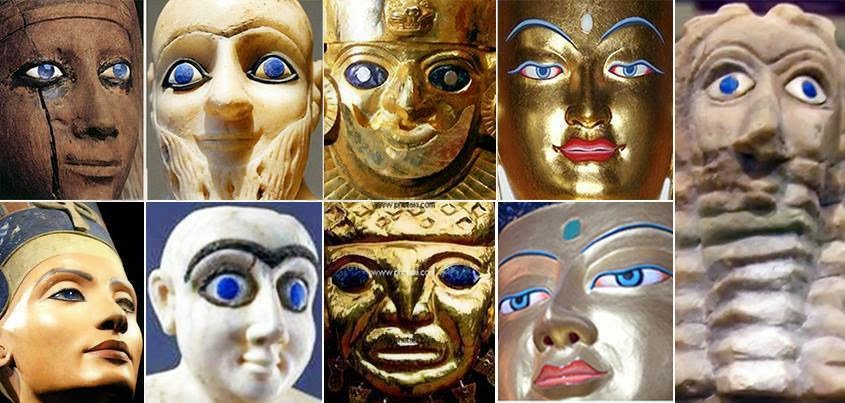 Plates of Gold: Blue Eyed Sumerians and Egyptians