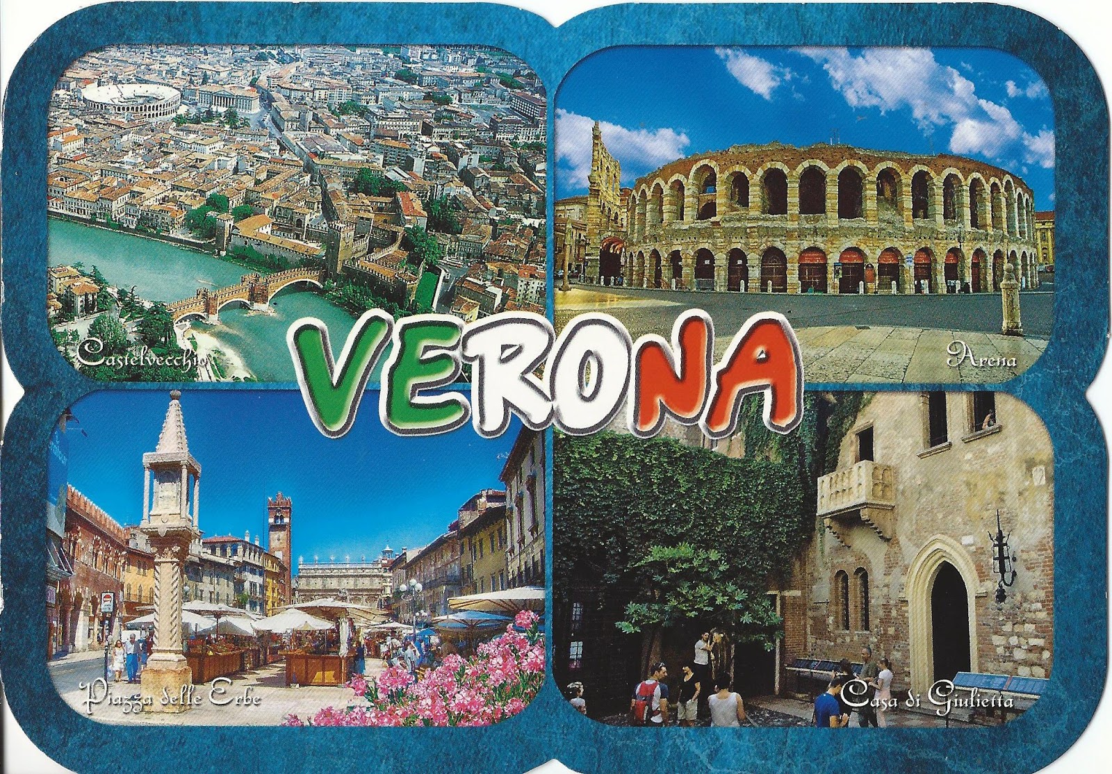 A Journey of Postcards: City of Verona | Italy