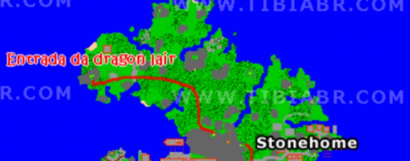 Tibia Respawn: COMO CHEGAR: (DRAGON e DRAGON LORD) D LAIR EDRON ...