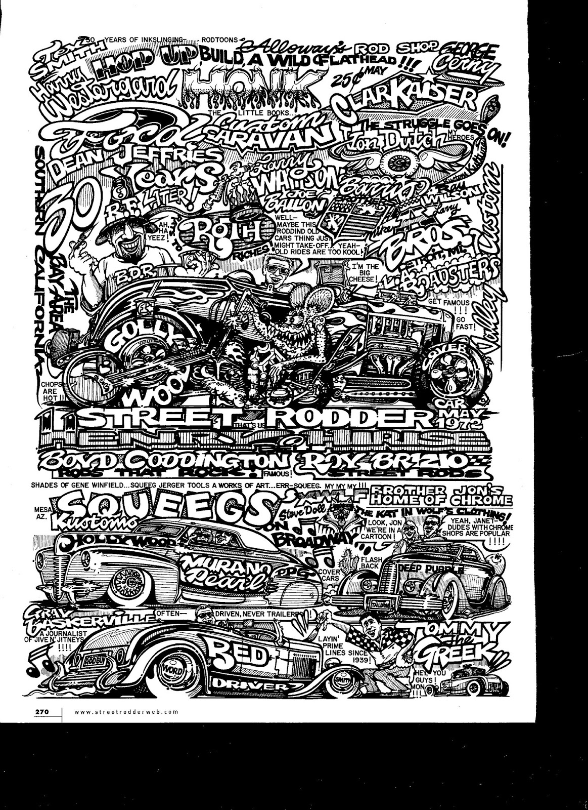 The art of Dave Bell. Auto cartoonist extraordinaire