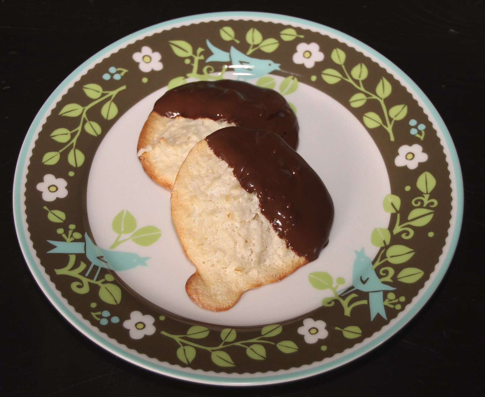 The Orange Door: Chocolate Covered Malibu Coconut Marcaroon Cookies