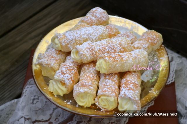 Vjerujem da ce vam se mnogo dopasti ove mini krem rolnice. ~ Recepti i ...