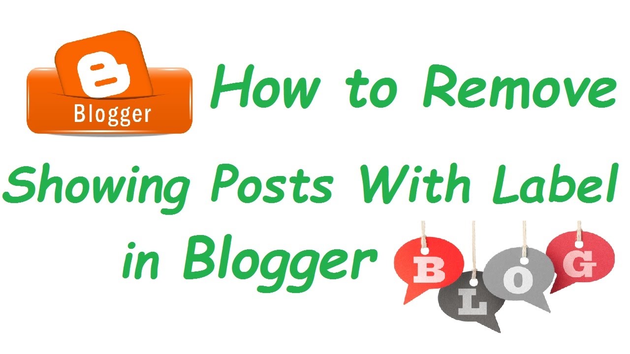 How to remove Showing Posts With Label in blogger
