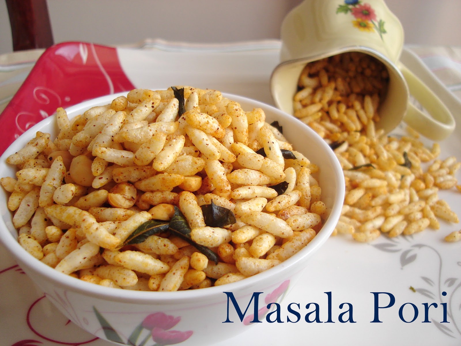 Sabdha's Kitchen: Spiced Puffed Rice/Masala or Kara Pori-A Tea Time Snack