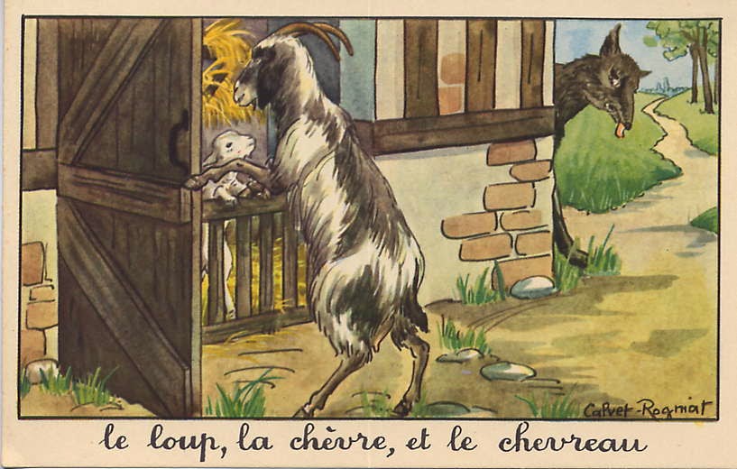 Fablimages : La Fontaine et ses illustrateurs: Le loup, la chèvre et le ...