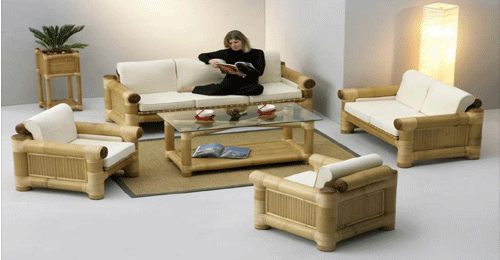 Taman Bambu Nusantara: Perabot Fungsional dari Bambu