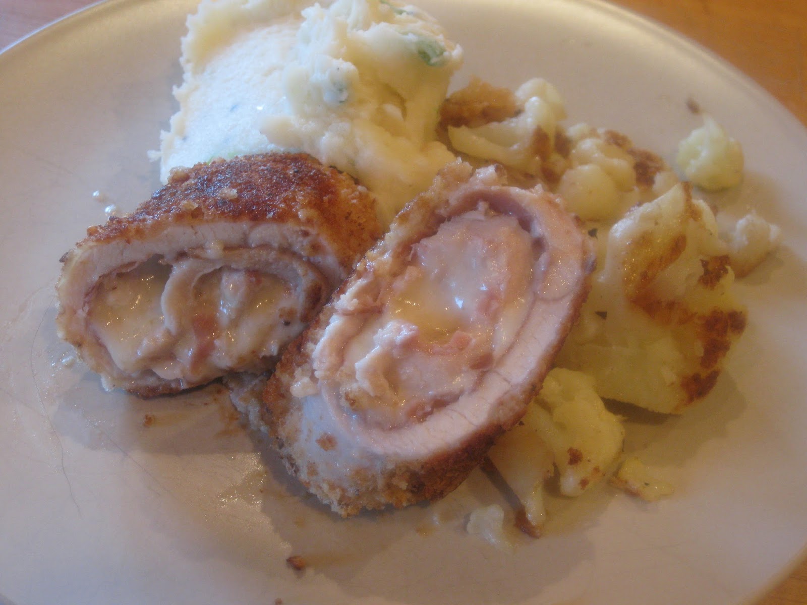 Almost Wasted: Turkey "Cordon Bleu" Roulade