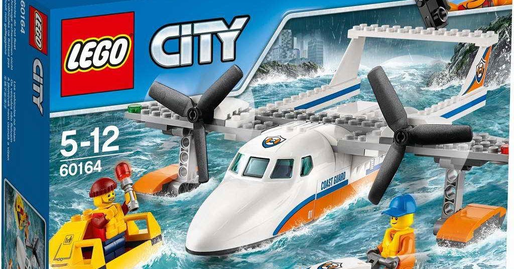 LEGO gosSIP: 290317 LEGO 60164 Sea Rescue Plane box art and picture