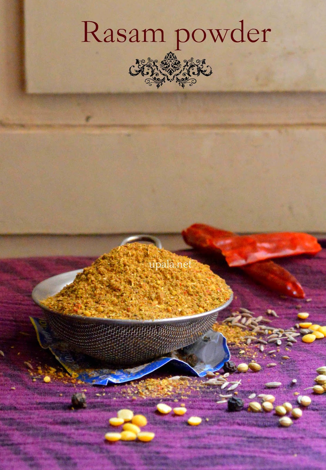 Upala: Home made Rasam powder