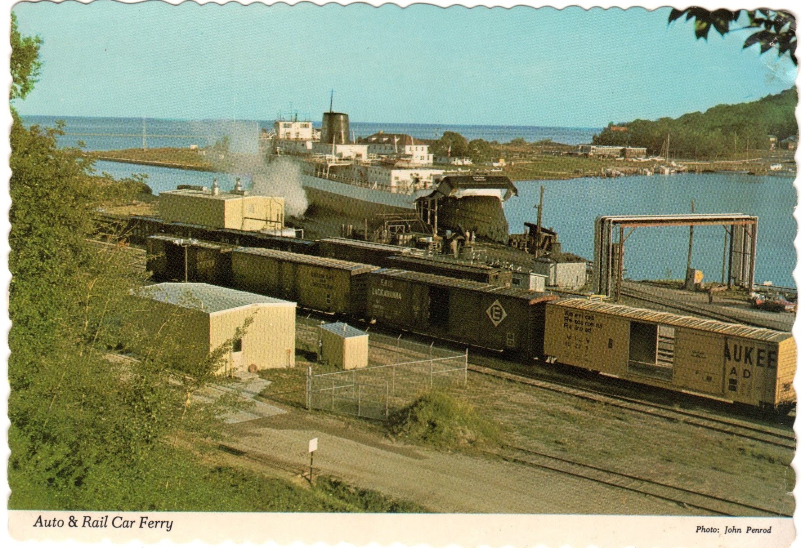 Towns and Nature: Elberta, MI: Ann Arbor Ferry Dock (The ships are ...