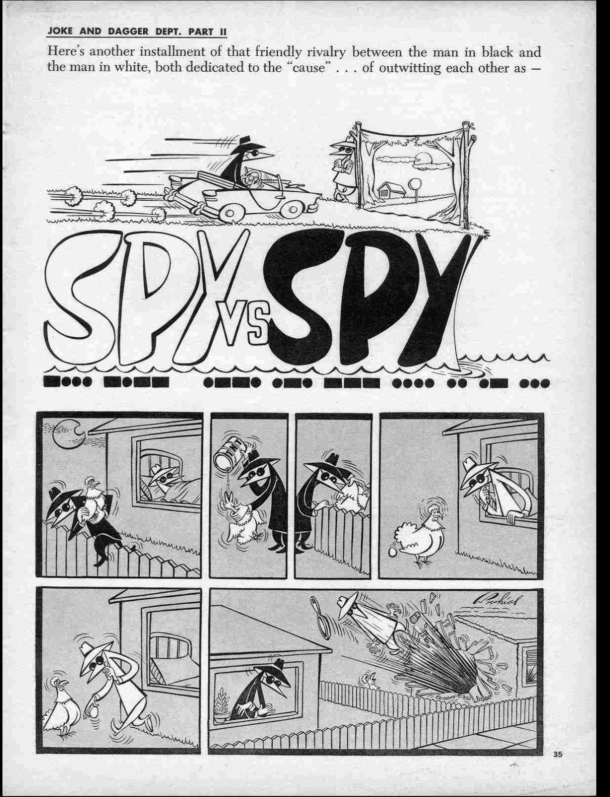 Free Comics Rostrum: The Classic Comedy Comic Strip Spy Vs Spy 01