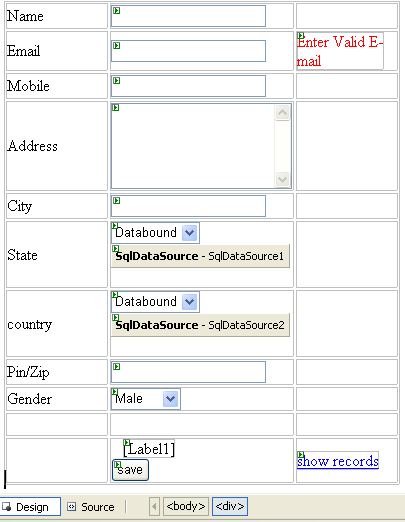 Simple Registration Form in C# Dotnet | Creating APS .NET Registration ...