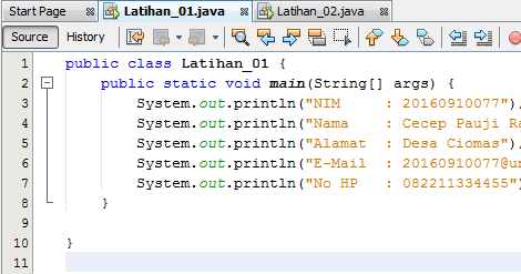 Mr. Cheperz: Cara Membuat Program JAVA Menampilkan Biodata Secara ...