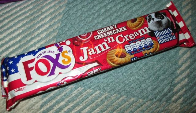 FOODSTUFF FINDS: Fox’s Jan N Cream - Cherry Cheesecake (Tesco @foxs ...