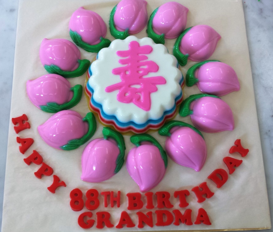 Yochana's Cake Delight! : Grandma's 88th Birthday