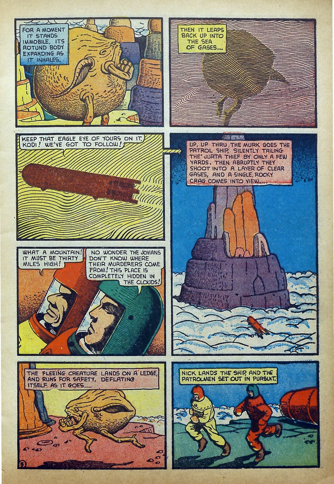 Just a Pile of Old Comics: Basil Wolverton's Space Patrol