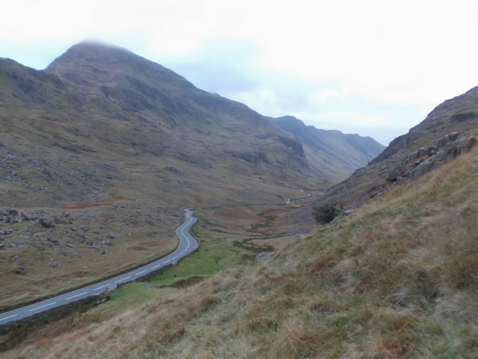 Obsessed: North Wales, Y Foel Goch and The Glyders from Capel Curig.