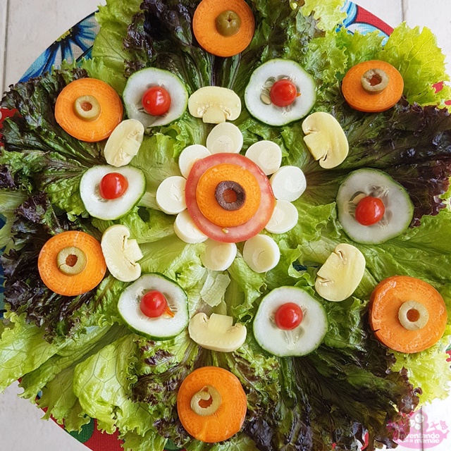 1 semana = 7 saladas diferentes + dicas - Inventando com a mamãe