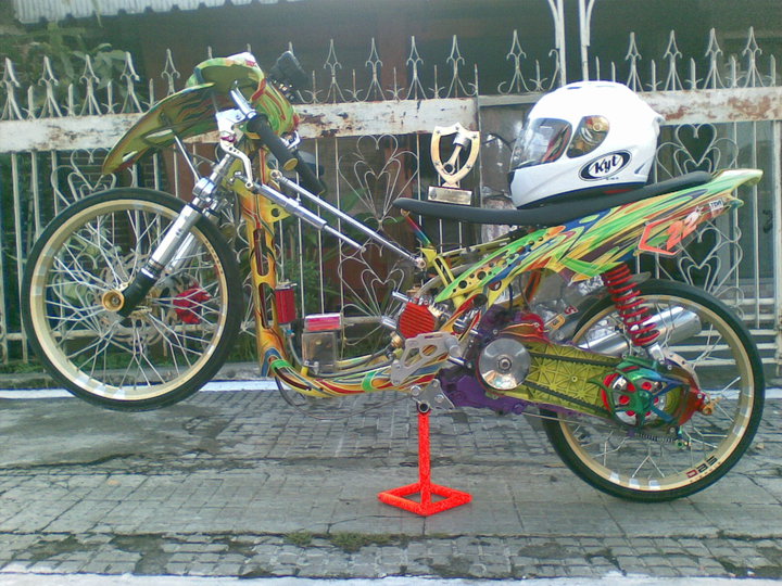 Fandy Dunia motor: MODIFIKASI DRAG STYLE