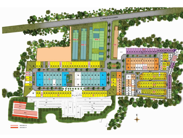 Diamond Park Residence: Master Plan & Side Plan