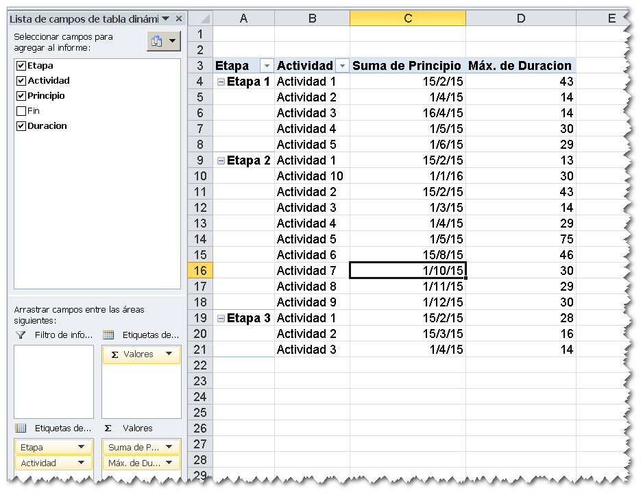 JLD Excel en Castellano - Usar Microsoft Excel eficientemente: Diagrama ...