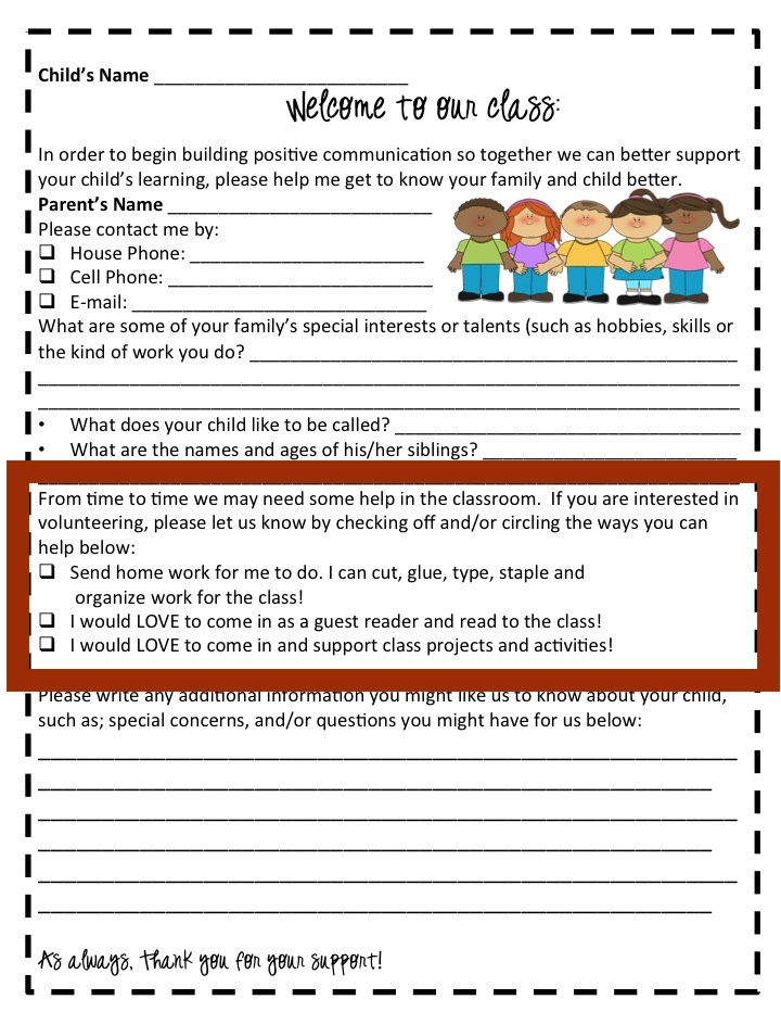 6 Ways to Effectively Use Volunteers in Your Classroom - Sunshine and ...