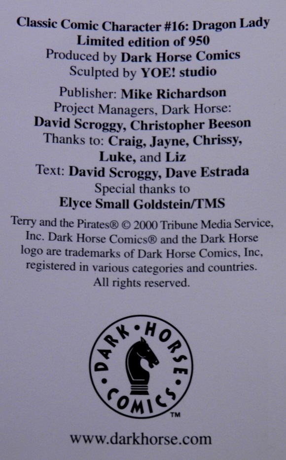 She's Fantastic: Classic Comic Character - DRAGON LADY Statue!