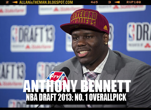 NBA Draft 2013: Anthony Bennett is No.1 Overall Pick by Cleveland ...