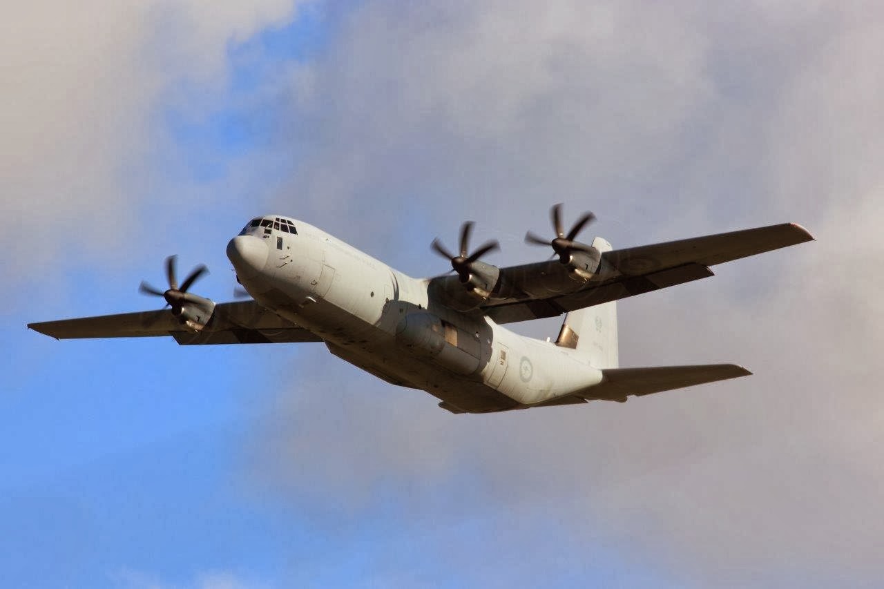 Far North Queensland Skies: RAAF C-130J arrives from Guam